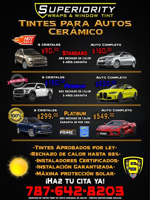 Superiority wrap & window tint